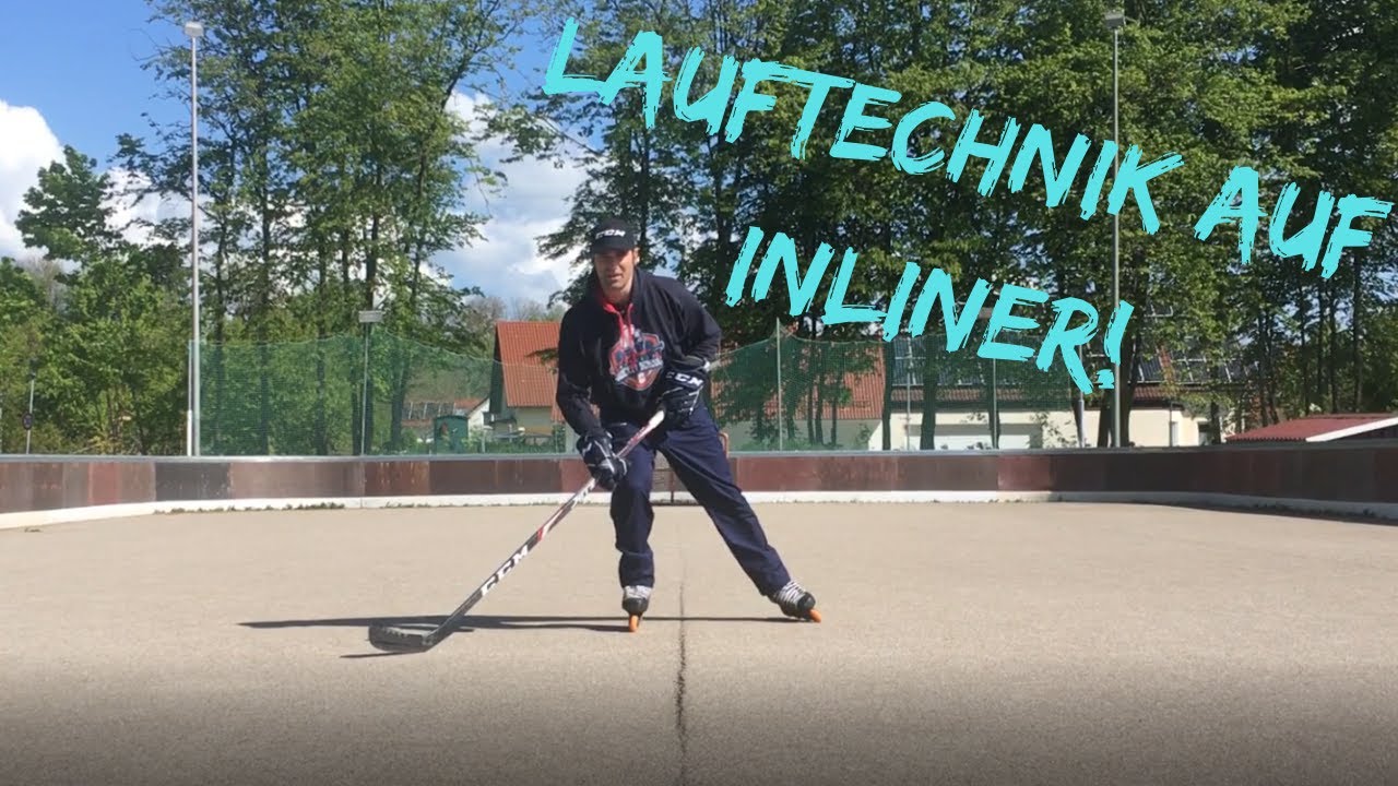 Inliner Übungen Teil 2: Lauftechnik - YouTube