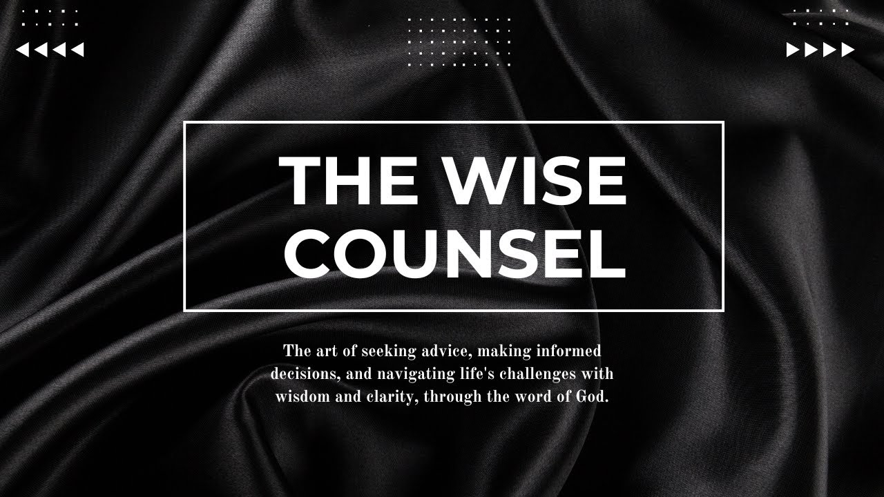 The wise counsel - Part1 interview with Apostle Anthony Latham - YouTube