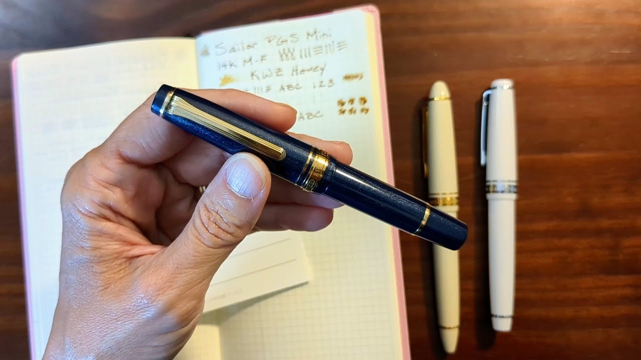 Sailor Pro Gear Slim Mini Morocco Night Blue - YouTube