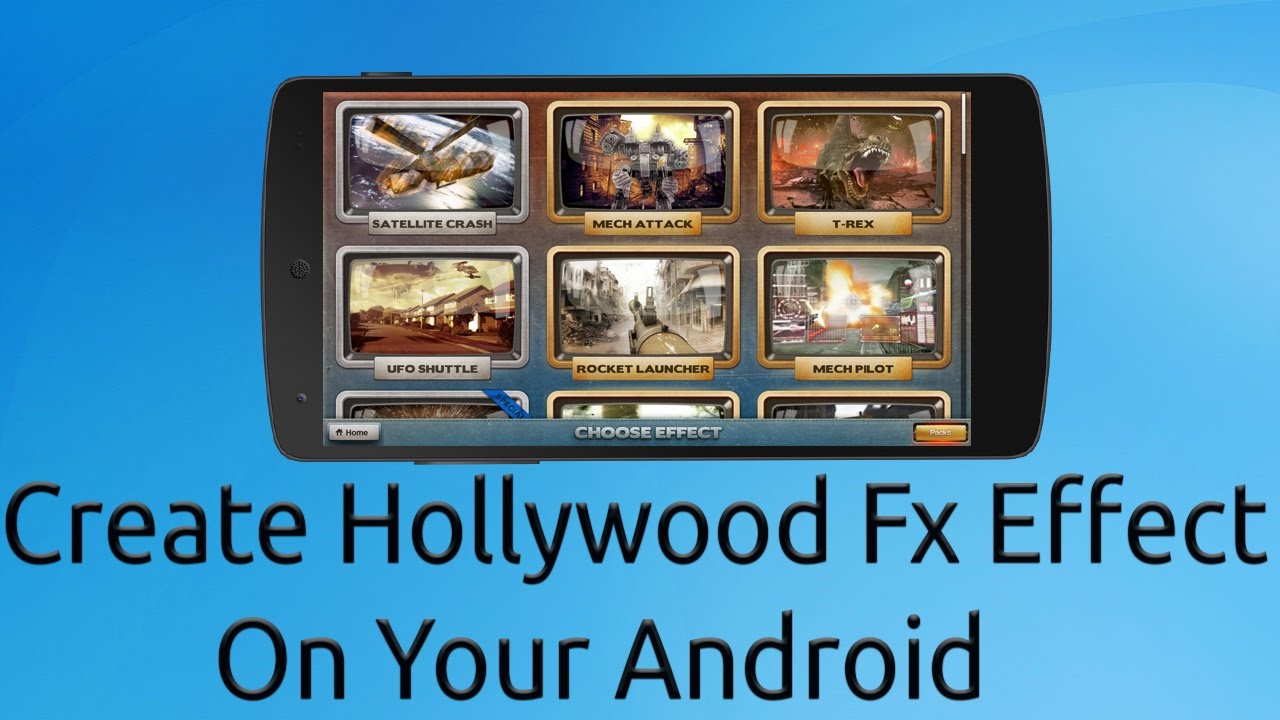 How To Make Hollywood Fx Effect On Your Android Phone - YouTube