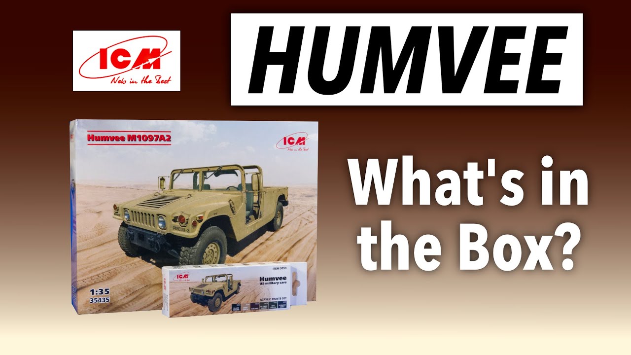 ICM HUMVEE 2024 BRAND NEW KIT - what's in the box? - YouTube