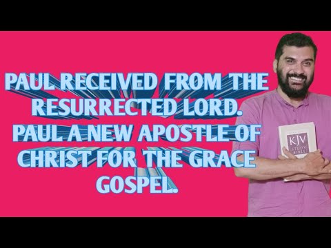 PAUL RECEIVED FROM THE RESURRECTED LORD.PAUL A NEW APOSTLE OF CHRIST ...