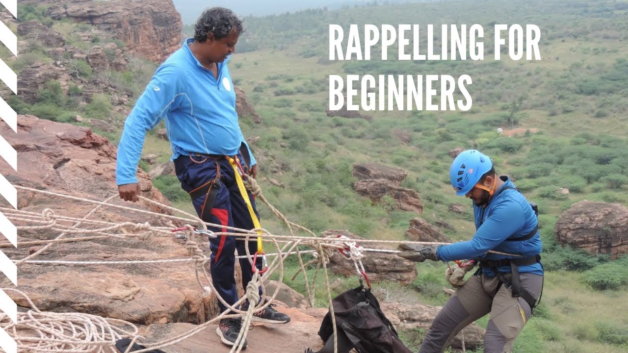Rappelling how ,adventure : rappel#climbinggear #climbingtips # ...