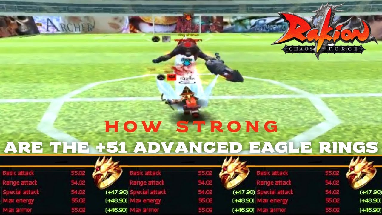Rakion - How Strong Are The +51 Advanced Eagle Rings? - YouTube