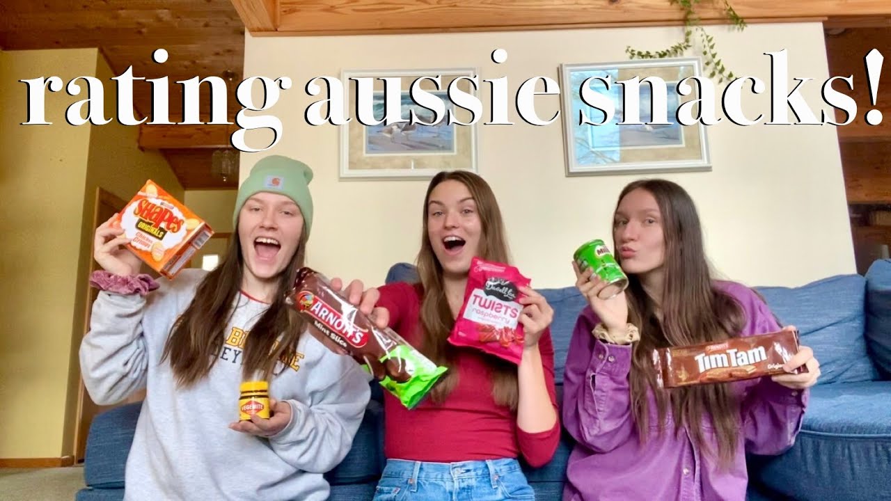 AMERICANS TRY AUSSIE SNACKS!!! - YouTube