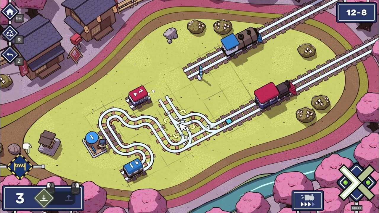 Railbound ( Level 12-8 | Hard 2D Puzzle Game ) | Tutorial and Gameplay - YouTube