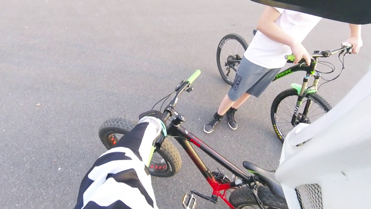 testing out fat bikes- DIAMANT Mammut 24 Fatbike Junior & Alprace ...