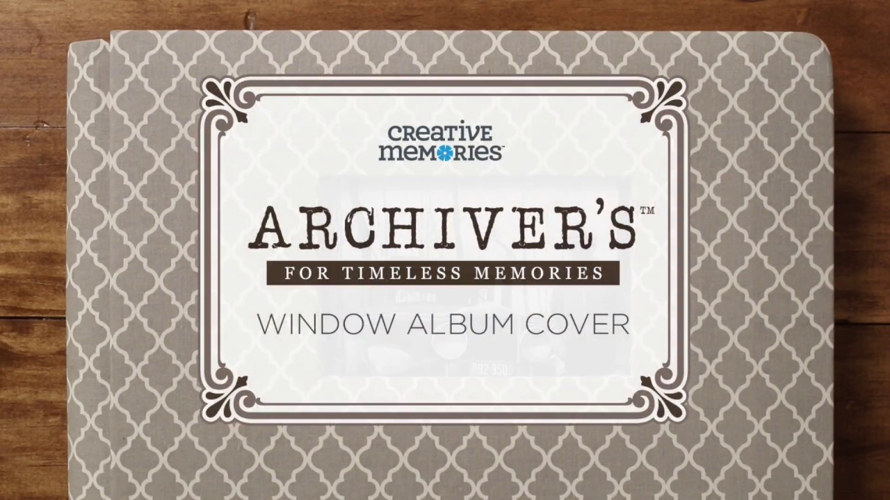 12x12 Archiver's™ Window Album Cover | Creative Memories Australia ...