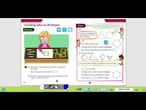 2D shapes - year 2 Math lesson - YouTube