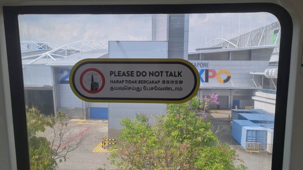 [RETIRED][New "Do Not Talk" Stickers] SMRT TRAINS Ride From Tanah Merah ...