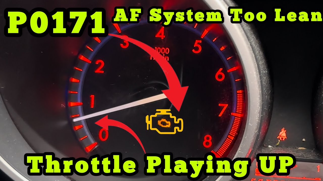 Mazda Ford P0171 Air Flow System Too Lean Bank How To Fix - YouTube