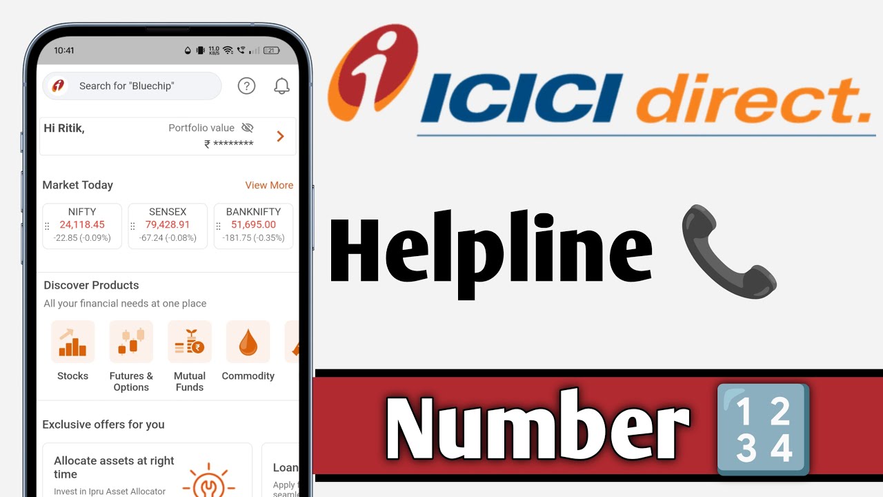 ICICI Direct Helpline Number - YouTube