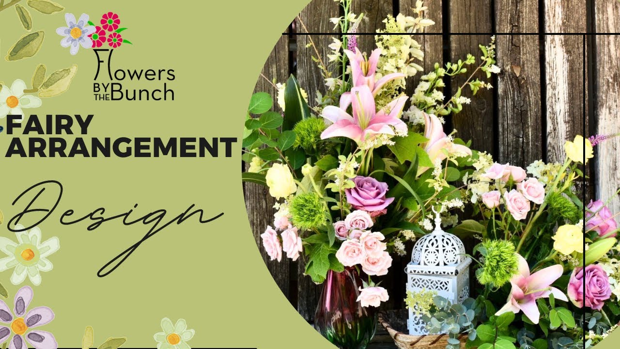 Garden Fairy Design! - Disney Inspired Floral Design - YouTube