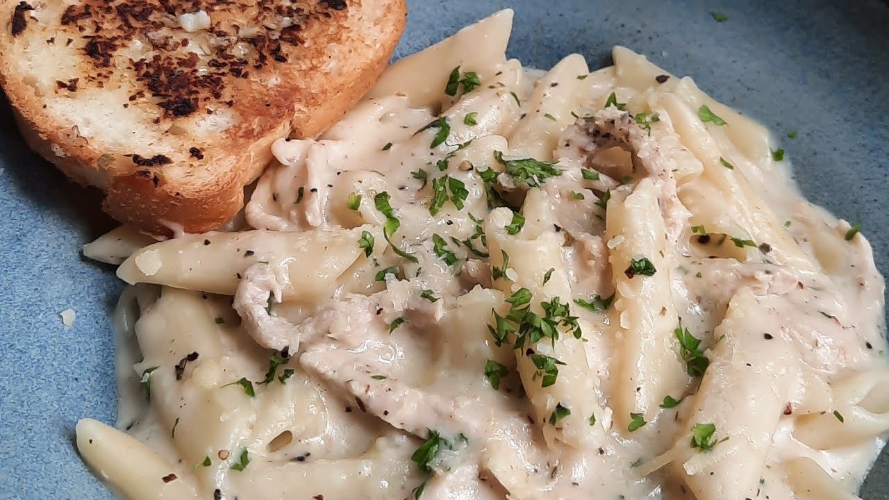 chicken carbonara penne pasta | roobaroo café | Hyderabad | Oven's ...