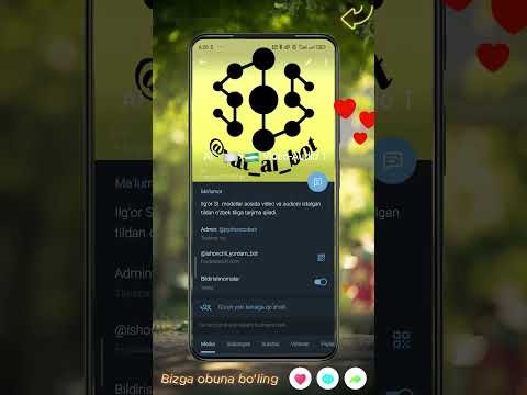 Bot orqali videoni oson tarjima qilish