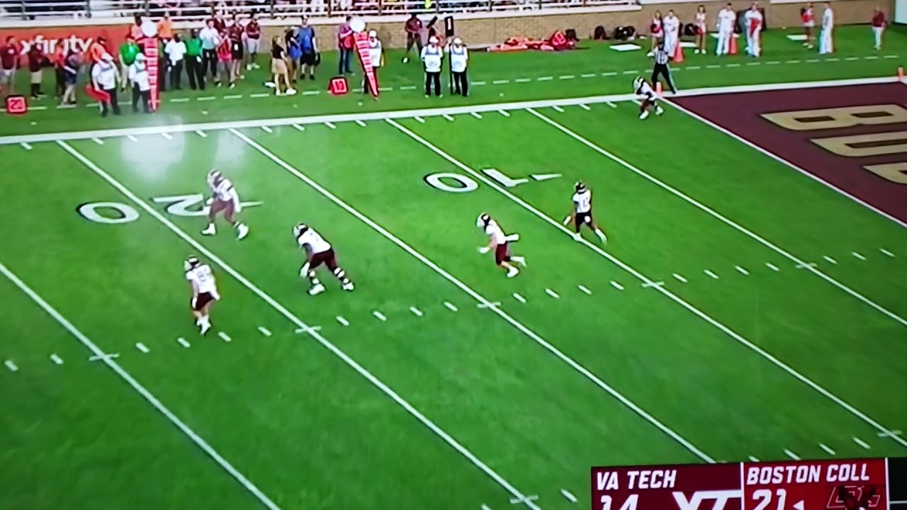 Danny Longman Assist BC vs VTECH 2019 - YouTube