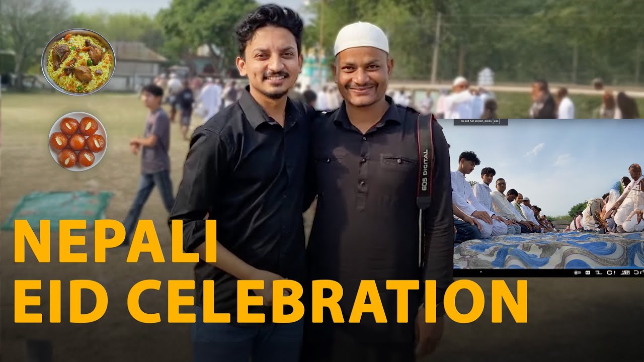 Nepali Muslim Eid Celebration 😍 | Muslims in Nepal | Muslim and Islam ...