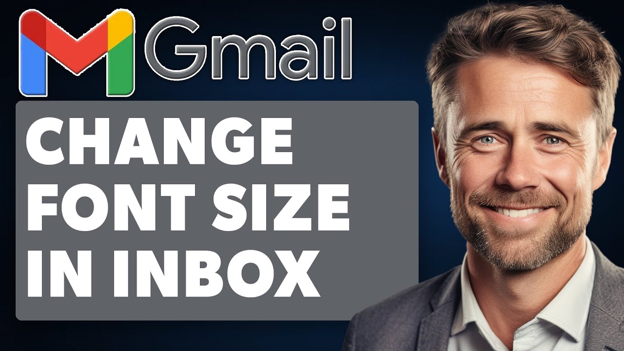 How To Change Font Size In Gmail Inbox (Full 2024 Guide) - YouTube