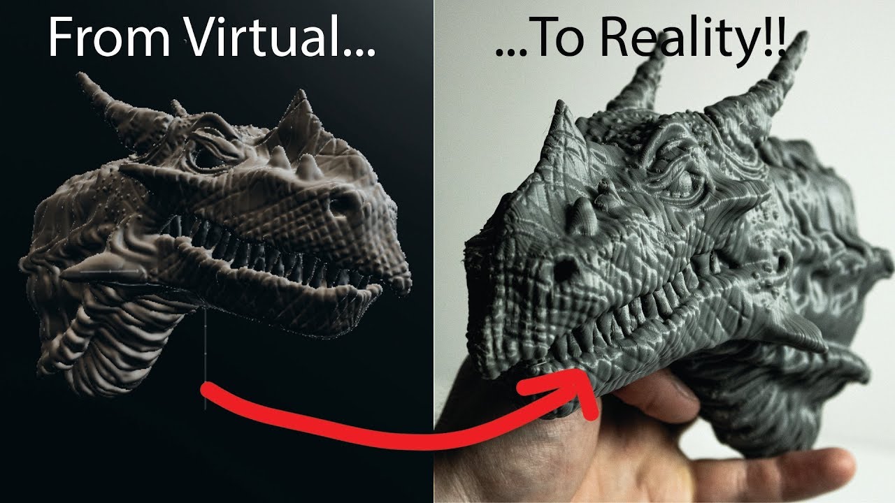 From Virtual... To Reality! Sculpting a Dragon bust in VR (Virtual ...