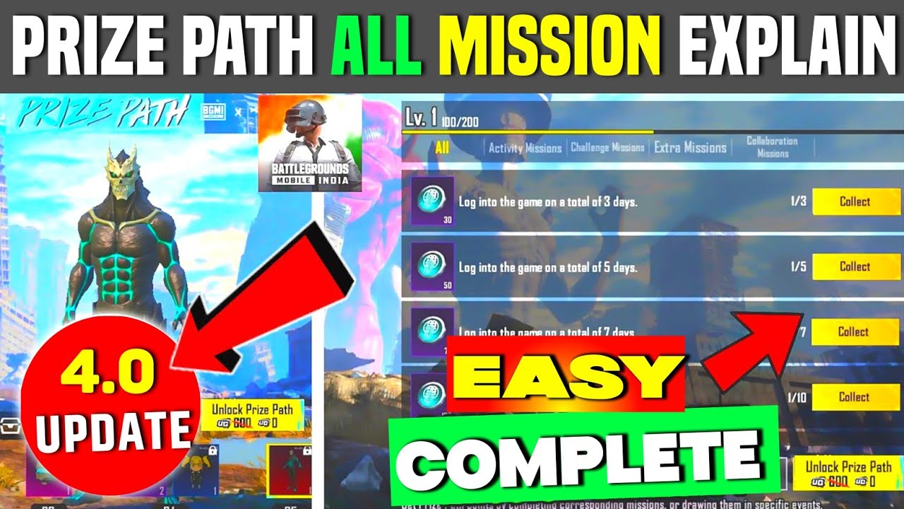 How To Complete Kaiju Prize Path Mission in BGMI | Bgmi Prize Path ...