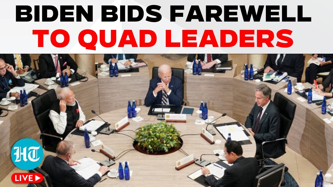 Quad Summit 2024 LIVE | Biden Bids Farewell To Quad Leaders Modi ...
