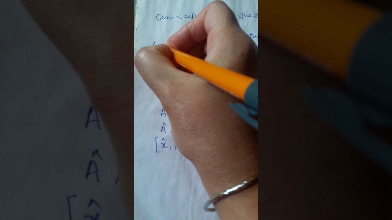 Canonically conjugate quantities - YouTube