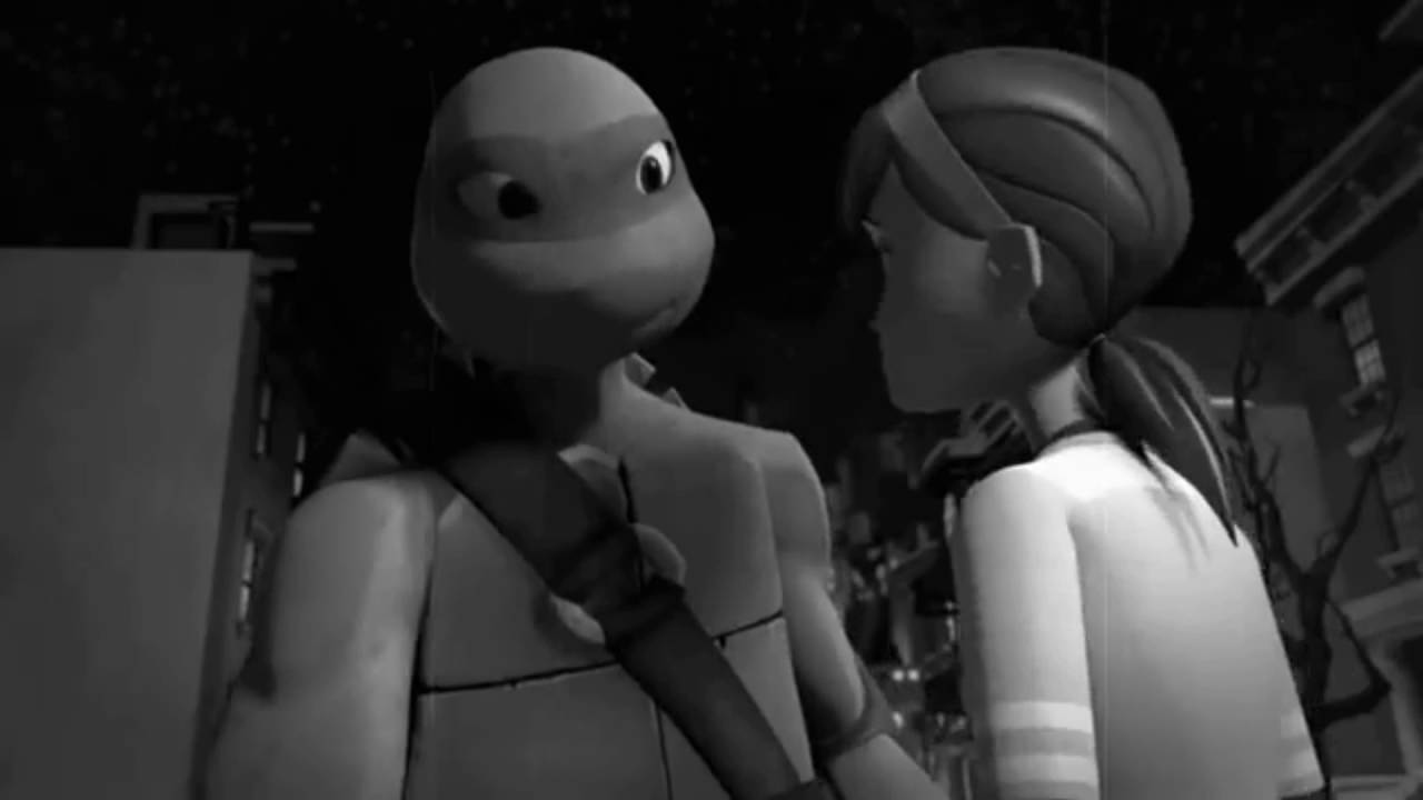 2012 TMNT Music Video: Donnie and April (I'm in love - Ola) - YouTube