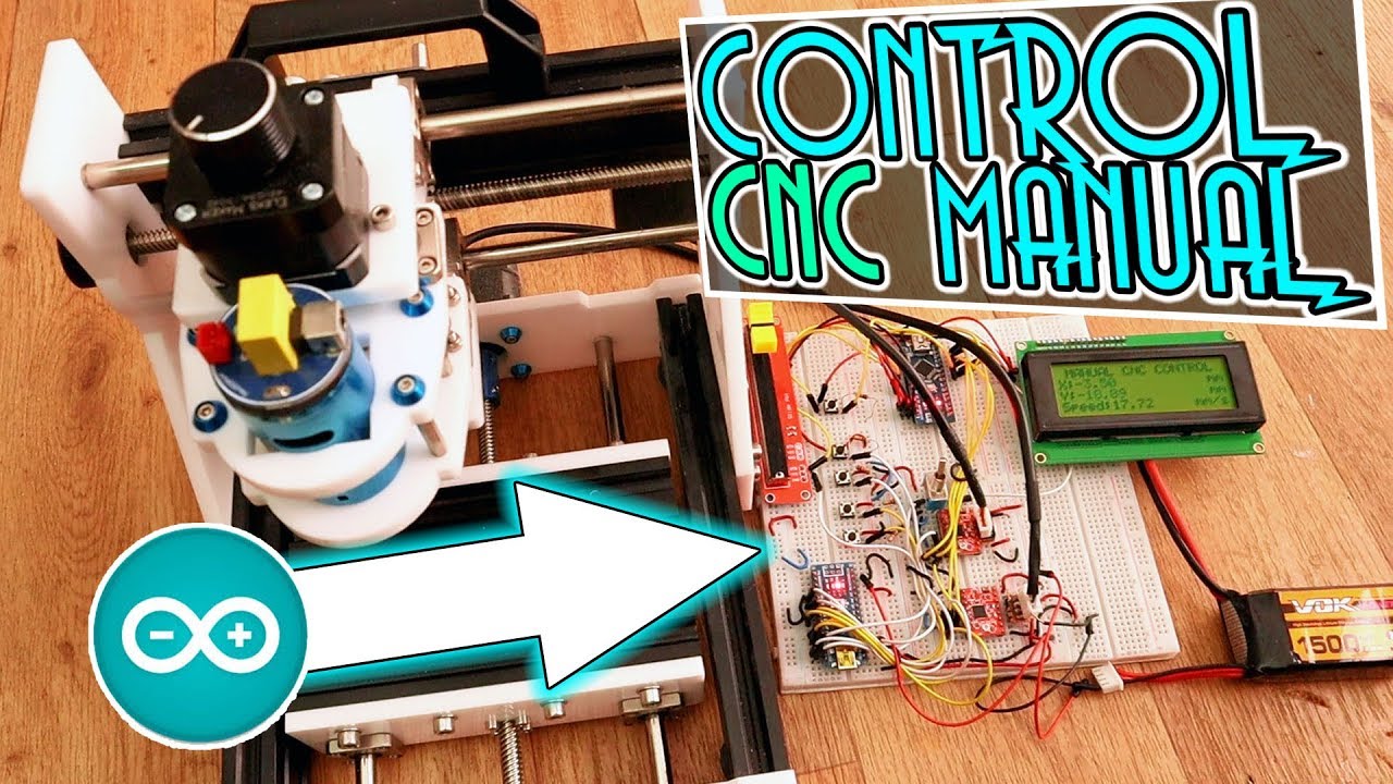 Pr#57 Control CNC manual (CN) - Motores, display, drivers - YouTube