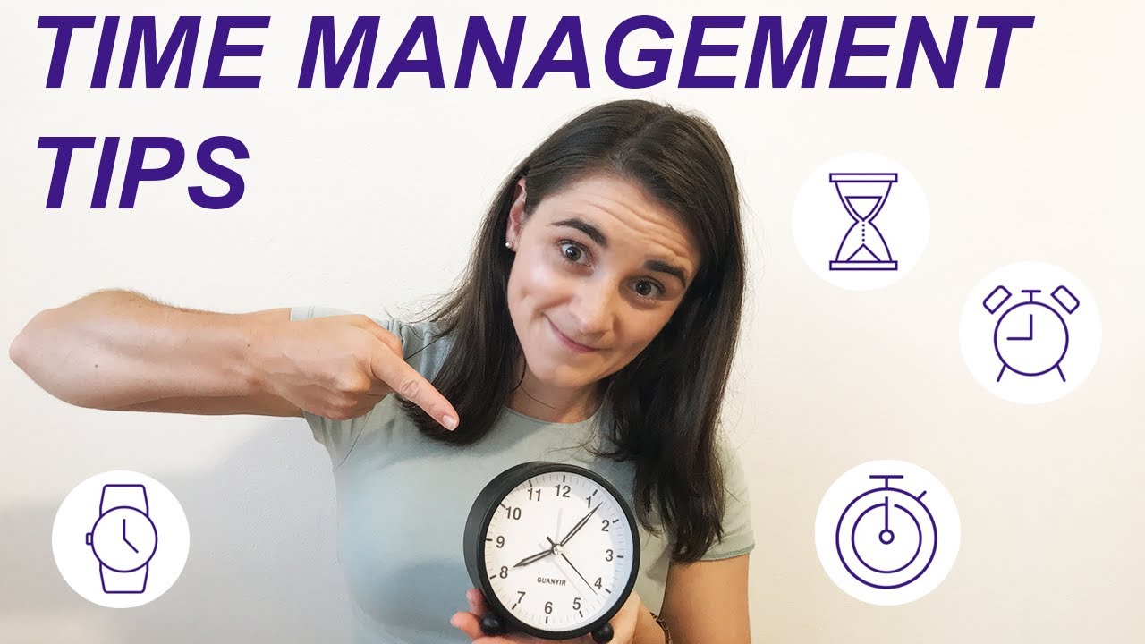 How I manage my time - 7 time management tips - YouTube