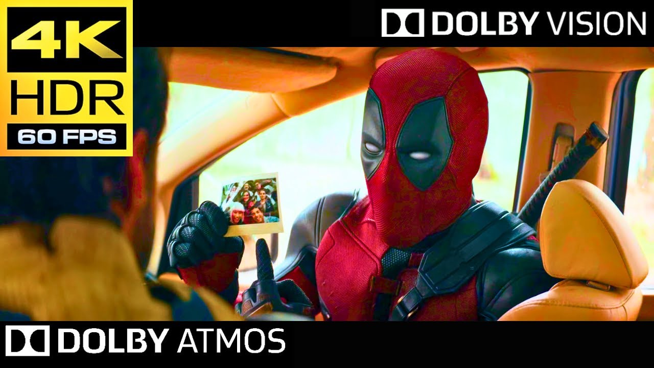 4K HDR 60FPS Car Fight Scene Deadpool & Wolverine Dolby Vision Dolby ...