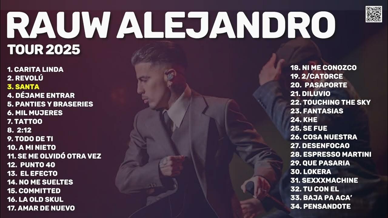 Rauw Alejandro Cosa Nuestra Tour 2025 Setlist | Gira 2025 | Conciertos 2025 - YouTube