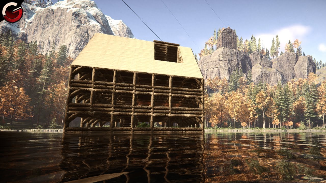 LAKE HOUSE BASE! Most Amazing Base Location | Sons Of The Forest ...