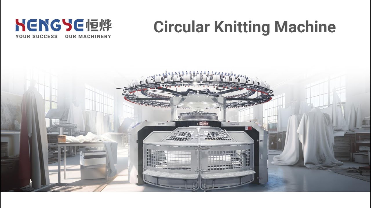 Hengye Circular Knitting Machine - YouTube
