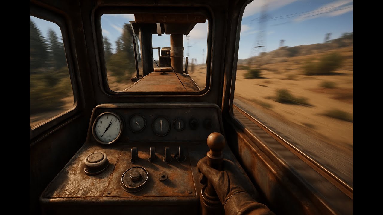 1.5 Hours of Rust Locomotive ASMR Scenic Train Sounds from the ...