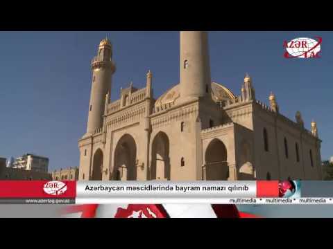 Azərbaycan məscidlərində bayram namazı qılınıb
