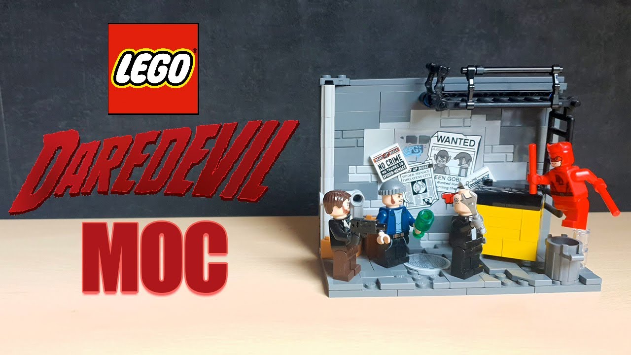 LEGO Marvel - DAREDEVIL vs Thug MOC - Tutorial - YouTube