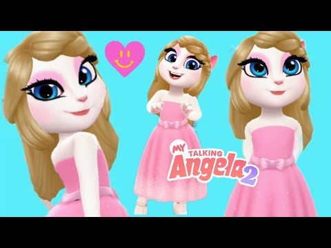 My Talking Angela 2 She wears a dress encrusted with 1000 diamonds, it ...