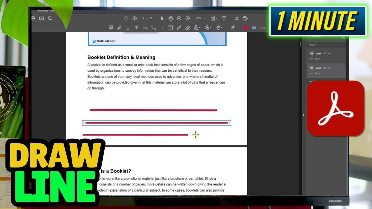 How to Draw Line in Adobe Acrobat (2025 Guide) - YouTube