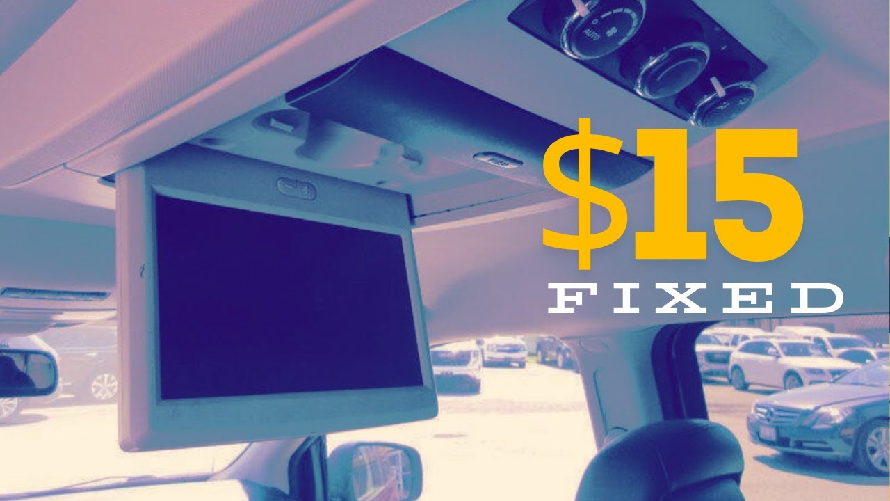 Rear DVD Screen FIXED! VES Ribbon Cable Fix Chrysler Town and Country | Dodge Grand Caravan and ...