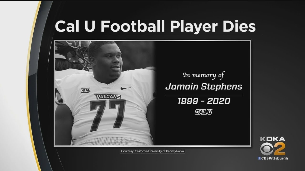 Cal U Football Player Jamain Stephens Dies - YouTube