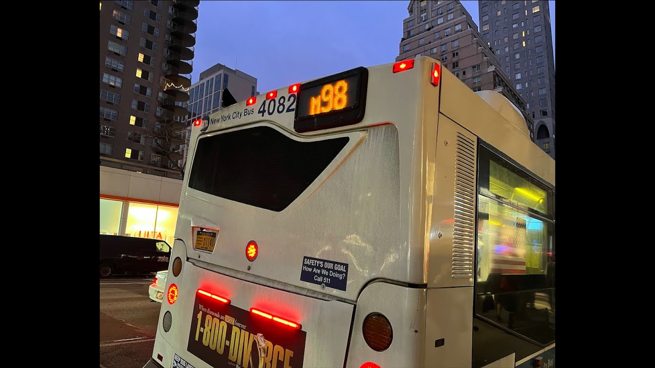 MTA: On Board 2009 Orion VII Next Generation Hybrid #4082 On The M98 ...