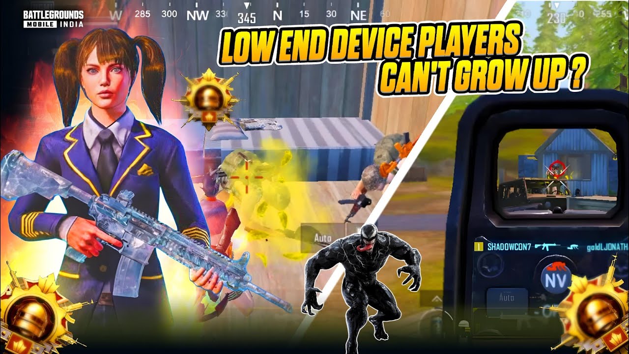 Pro Players Shocked 🤯 Low End Device Player Destroyed Pro Players ☠️ ...