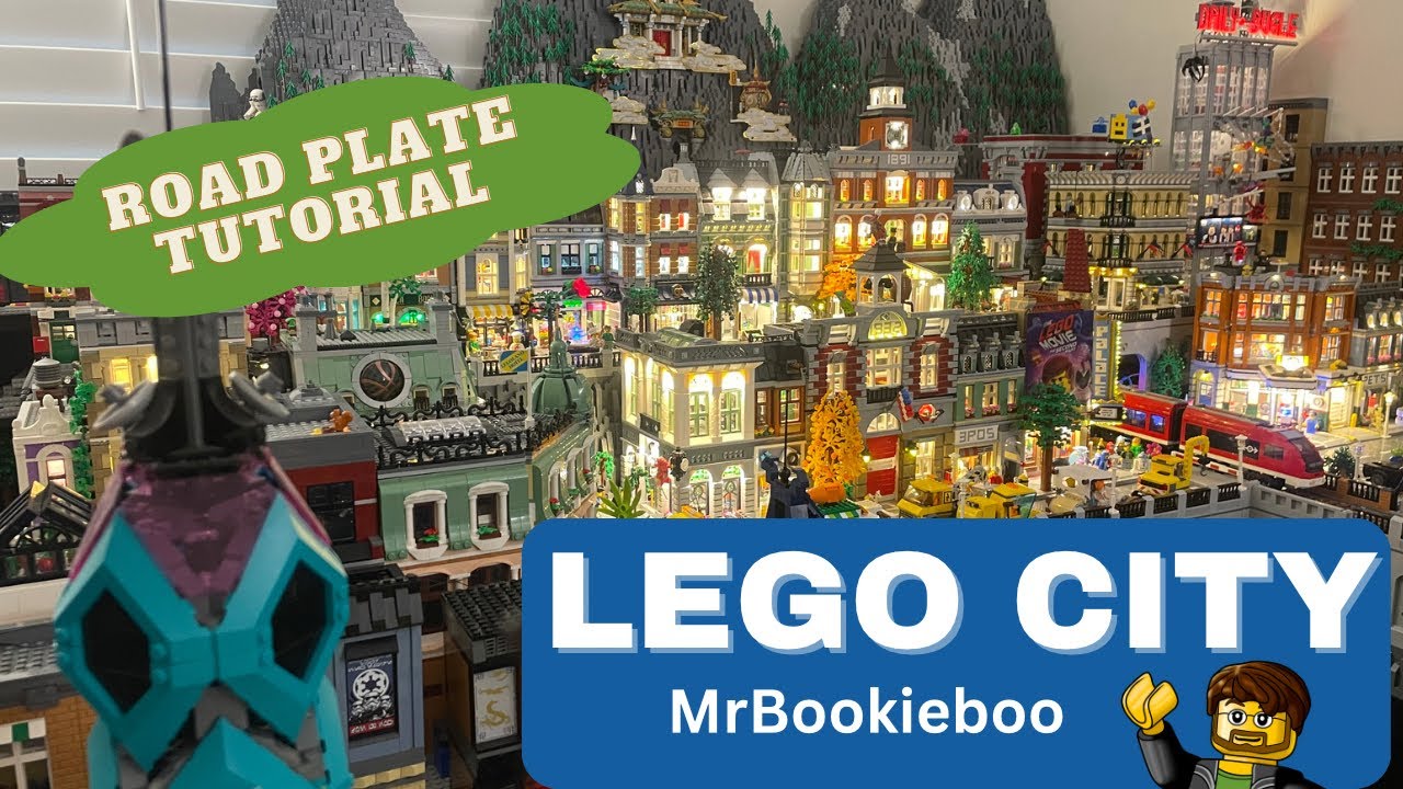 LEGO City Road Plate Tutorial with MrBookieboo - YouTube