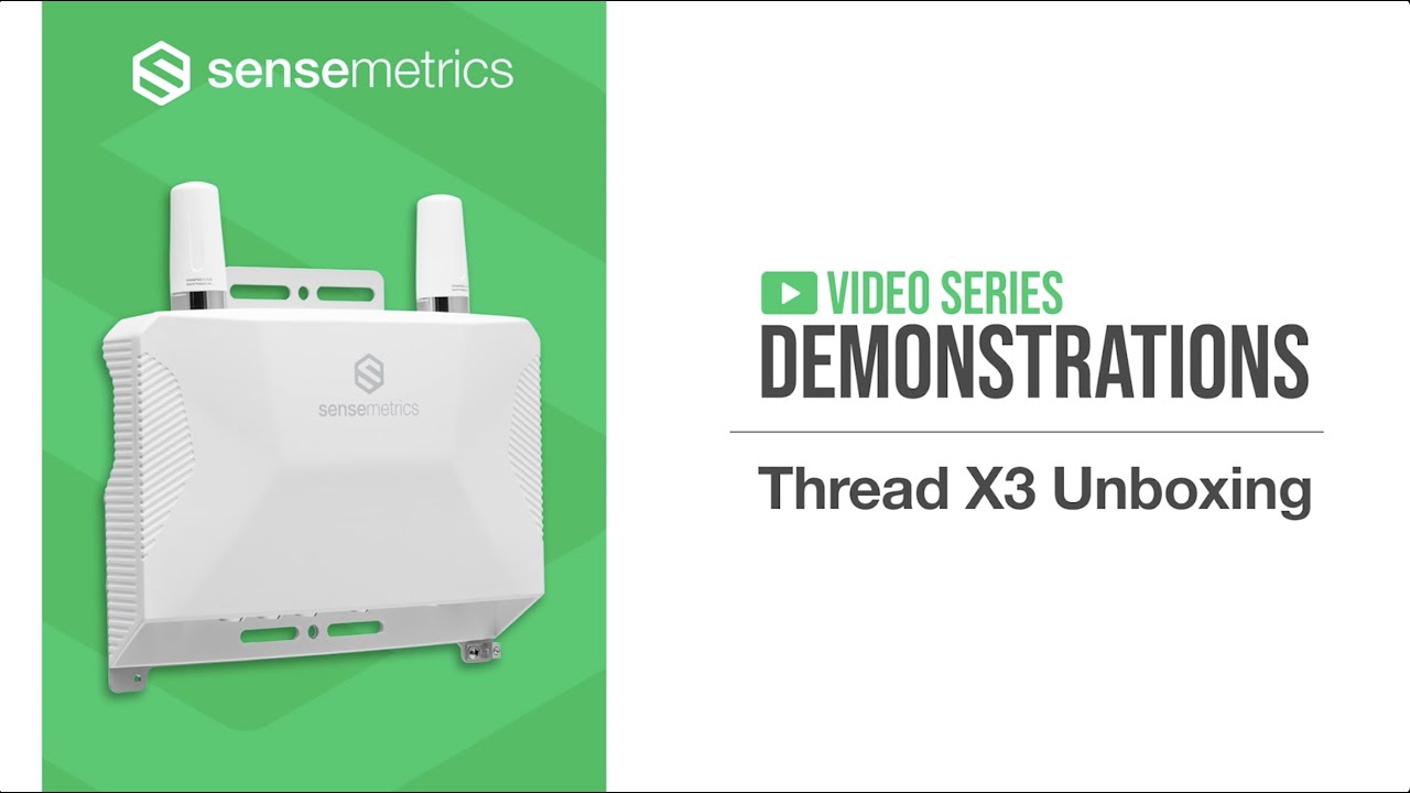 sensemetrics Thread X3 Unboxing - YouTube