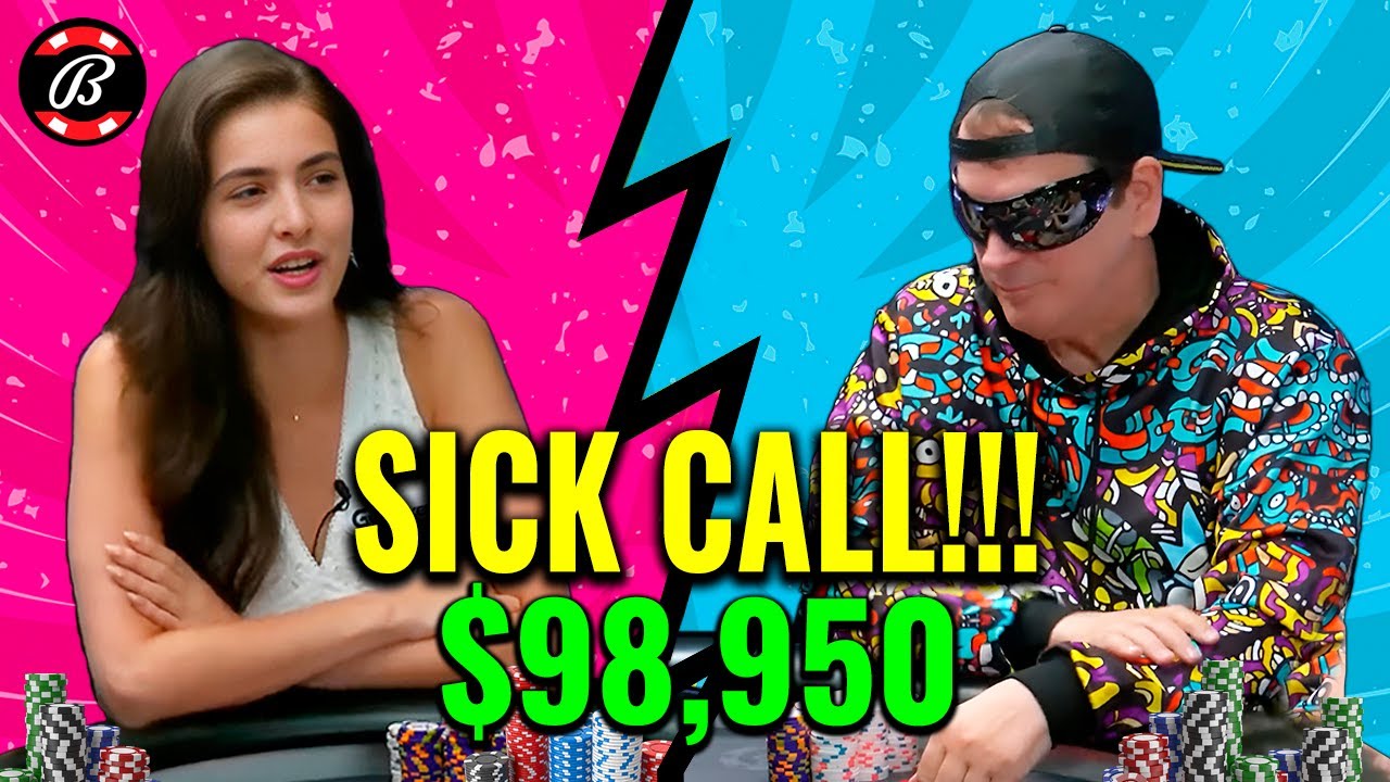 Can She Make This Tough Call For A MASSIVE Pot Against Phil Laak? - YouTube
