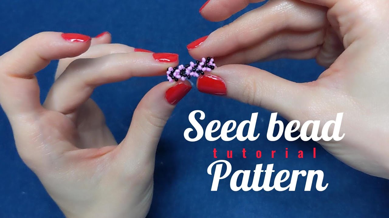 DIY seed bead ring tutorial. How to make a ring with seed beads ...