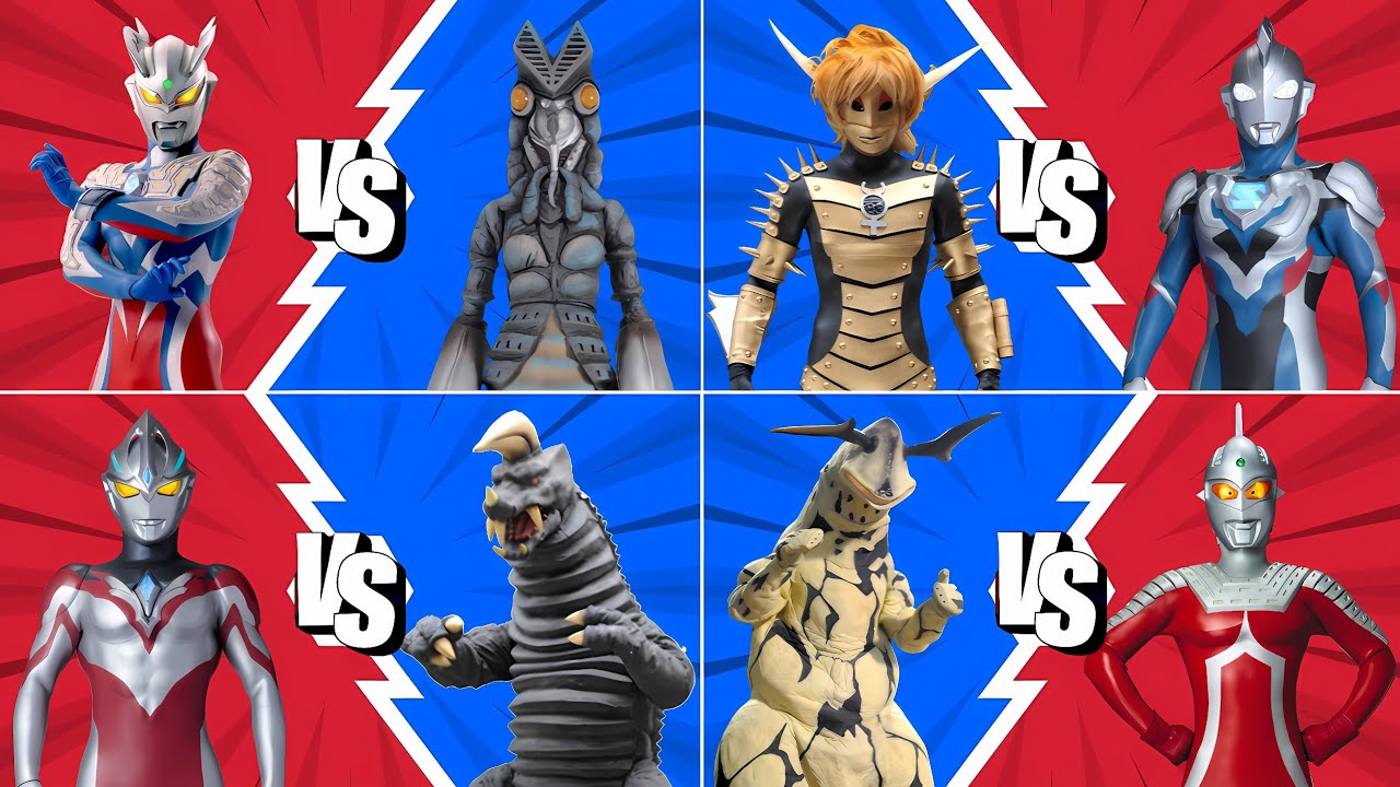 ULTRAMAN ZERO VS ALIEN BALTAN, ZETA VS BARBARUE, ARC VS BLACK KING ...