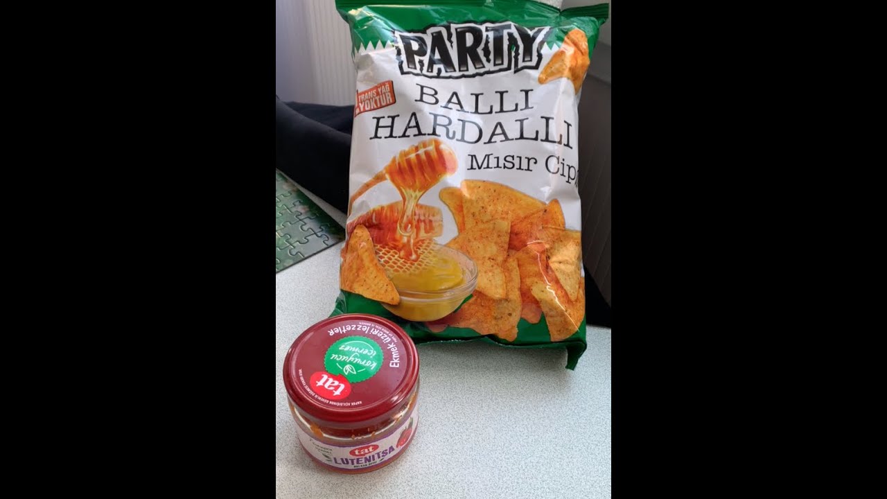 Bim'den Party ballı hardallı mısır cipsi ve Tat'n lutenitsa balkan ...