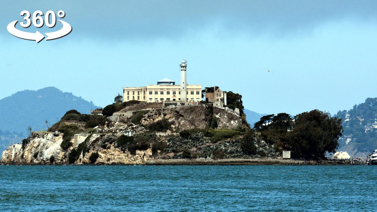 Walking on Alcatraz Island , VR 360 video - YouTube
