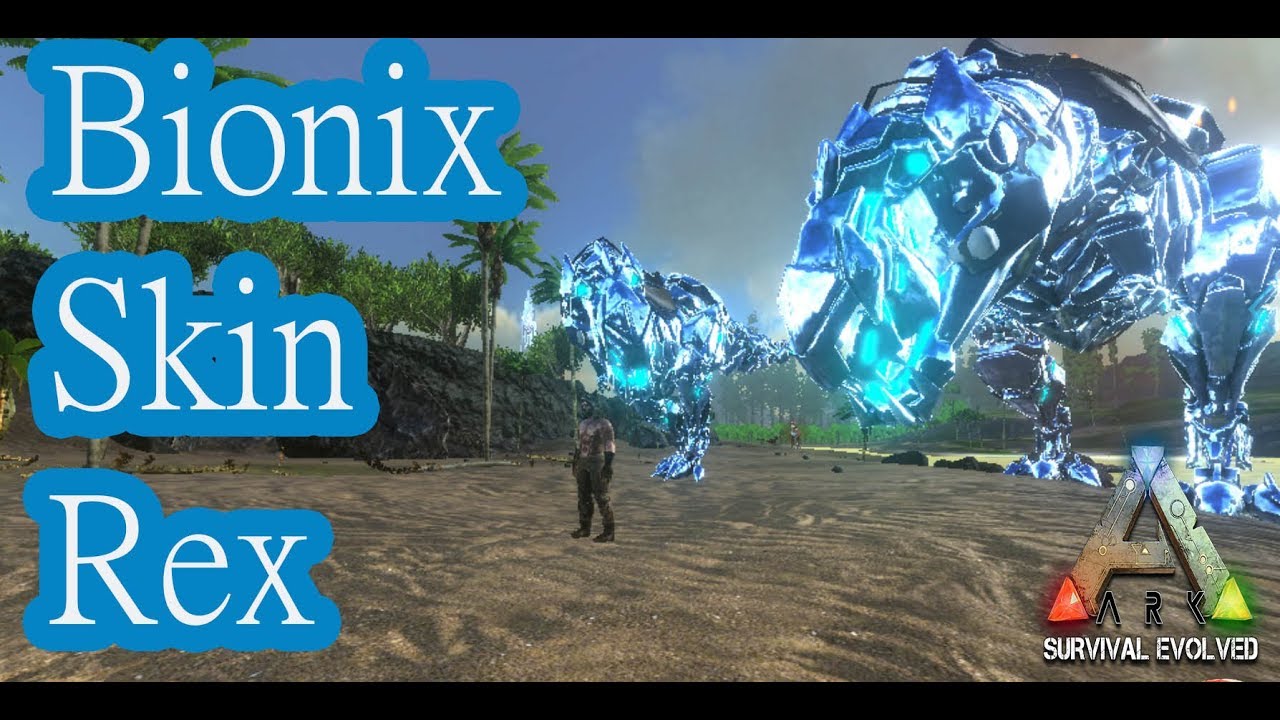 Bionix Skin Alpha Rex - Ark Survival Evolved Indonesia - YouTube